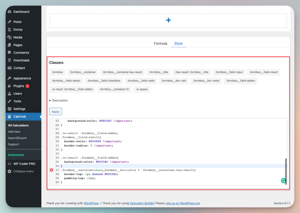 Calculator Builder Add-on - Online Calculator